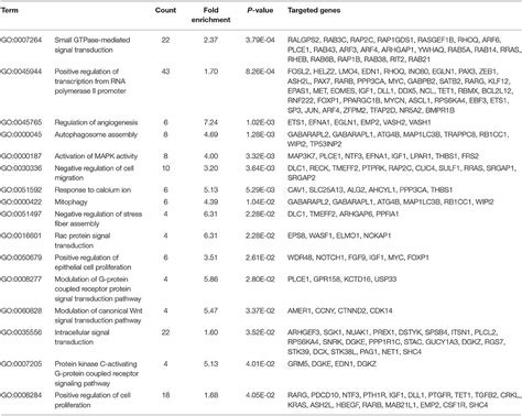 Frontiers Integrated Transcriptomic Analysis Of The Mirna Mrna