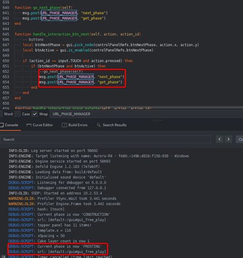 putting msg post in a function causing target script s self reference