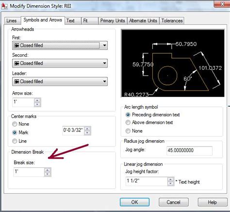 solved dimension break autodesk community