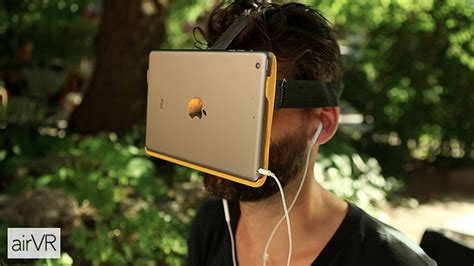 you can now attach your ipad directly to your face to experience