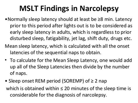 multiple sleep latency test mslt and maintenance of wakefulness tes…