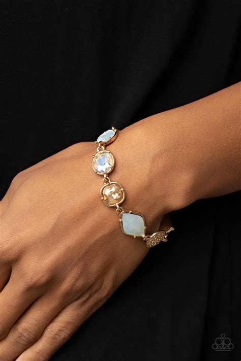 Paparazzi Jewelry Box Bauble Gold Bracelet