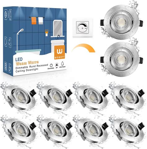 Wowlite Spot Led Encastrable Dimmable Et Orientable Extra Plat Spots