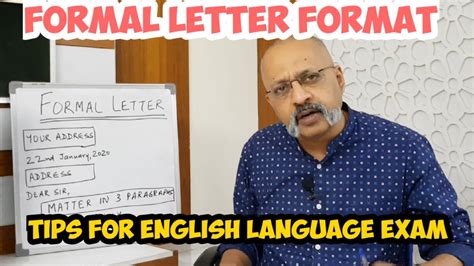 Formal Letter Writing Format And Content Clearly Explained Icse