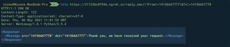 how to receive and respond to incoming sms messages in python with