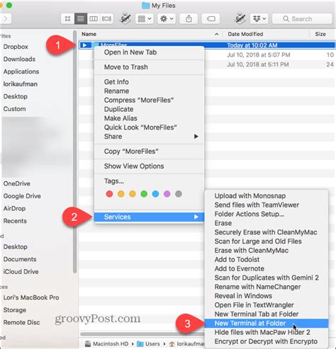 open a command prompt or terminal to a specific folder in windows mac
