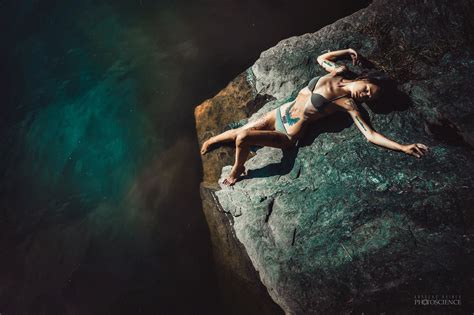 Wallpaper Rock Nature Water 500px Women Model 2000x1333