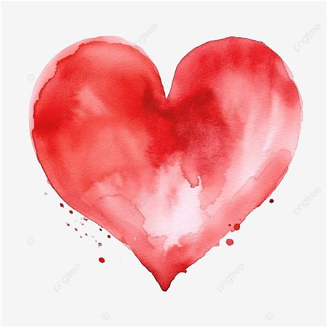 Abstract Red Valentine Watercolor Texture Watercolor Gradient Red