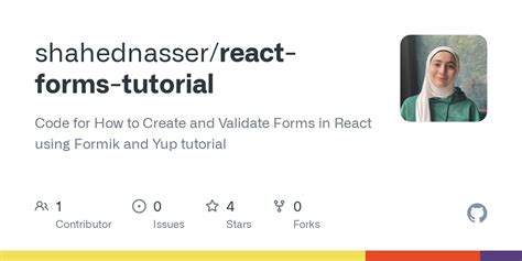 Github Shahednasser React Forms Tutorial Code For How To Create And