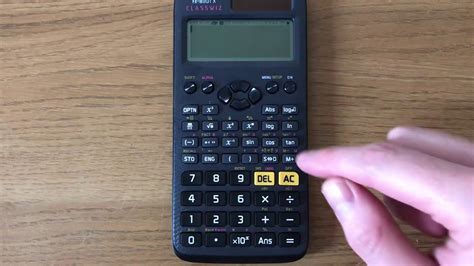 the random number generator key on a casio scientific