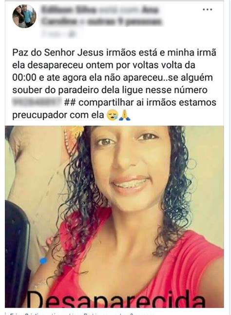 Adolescente Que Estava Desaparecida é Encontrada Morta Em Córrego De