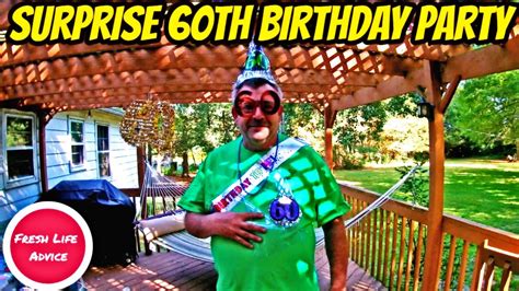 Throw A Surprise Birthday Party Backyard 60th Birthday Youtube