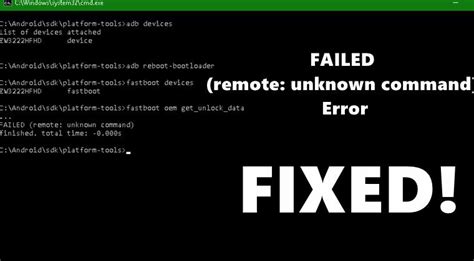 how to fix failed remote unknown command error droidwin