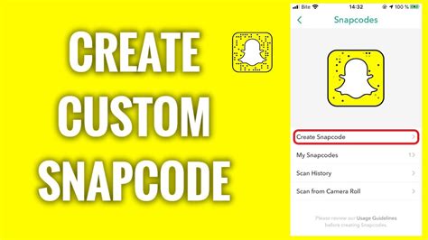 how to create a snapcode for any url link on snapchat youtube