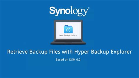 synology retrieve backup files with hyper backup explorer youtube