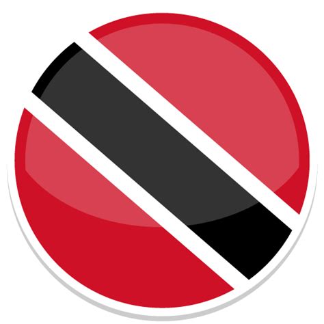 Trinidad And Tobago Icon Round World Flags Iconpack Custom Icon Design