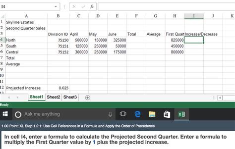 in cell i4 enter a formula to calculate