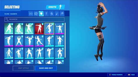Fortnite Dances With Tsuki Skin Youtube