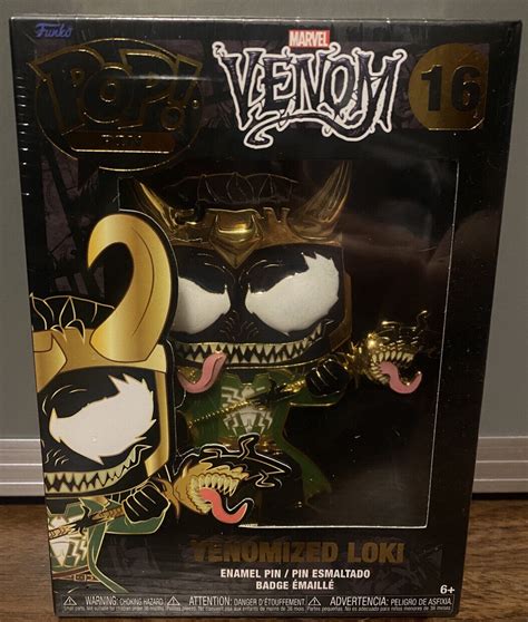 Funko Pop Pin Marvel Venom Venomized Loki 16 Enamel Pin Ebay