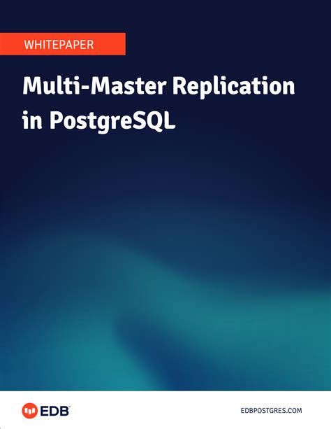 multi master replication in postgresql