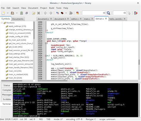 geany code editor get notepad on linux best notepad
