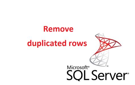 sql server how to remove a duplicated rows