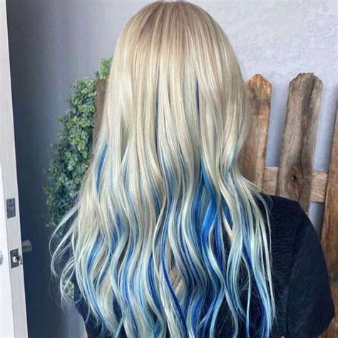 50 Attractive Blue Highlights For Women In 2022 With Pictures