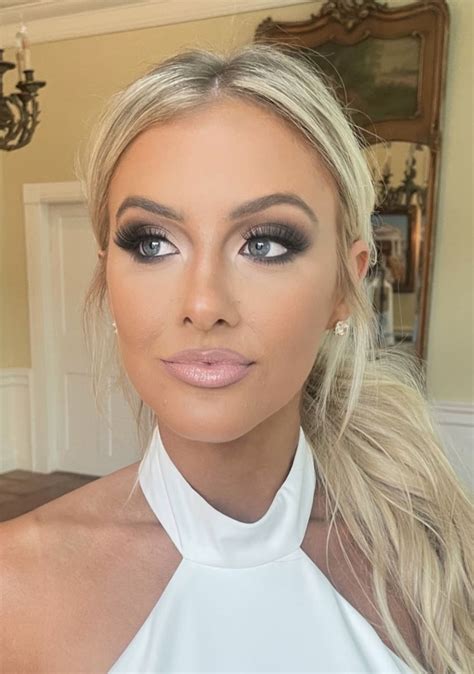 Wedding Makeup Blonde Glam Bride Makeup Wedding Makeup For Blue Eyes