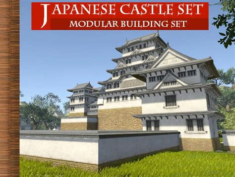 [free download] japanese castle modular set freedom