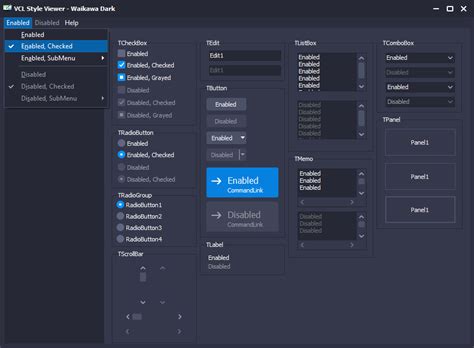 new vcl styles from delphi third party delphi