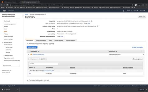 manage operations on s3 bucket using aws cli from the ec2