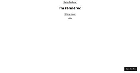 react unmount handling codesandbox
