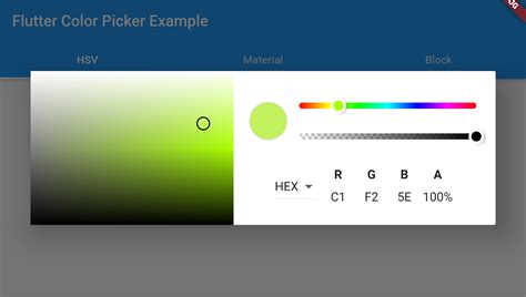 flutter color picker fluttercore
