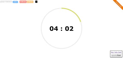 github helloflask timer a simple countdown timer made with flask and