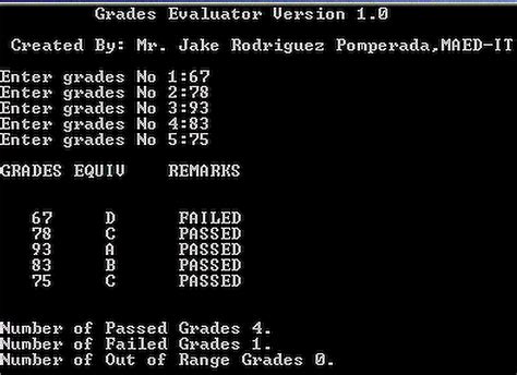 grade evaluator version 1 0 free source code projects and tutorials
