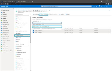 storing images in azure blob storage — specflow livingdoc documentation