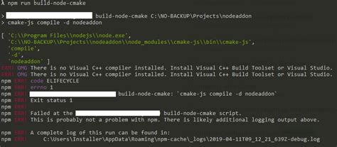 err omg there is no visual c compiler installed