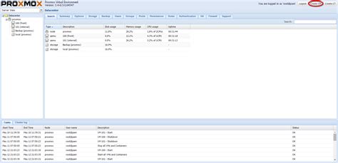 how to create a new vm with proxmox flomain networking