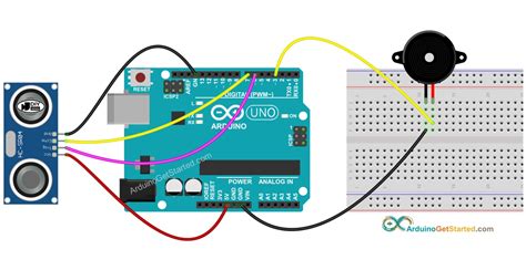 Arduino Ultrasonic Sensor Piezo Buzzer Arduino Tutorial