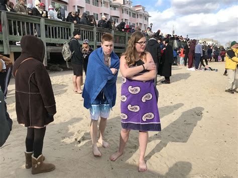 the brave and maybe crazy welcome in 2018 at the polar bear plunge