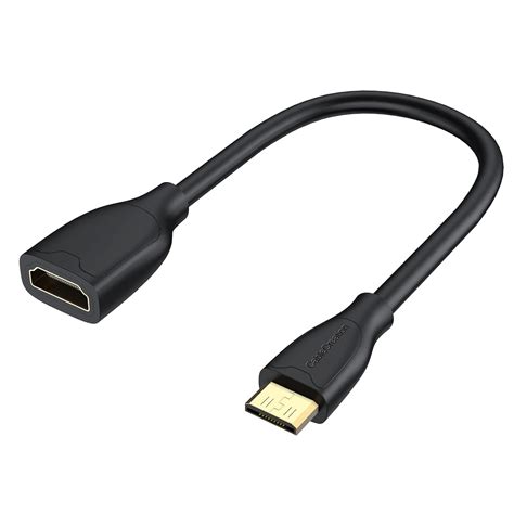 Buy Cablecreation Mini Hdmi To Hdmi Cable 0 5ft Mini Hdmi Male To Hdmi