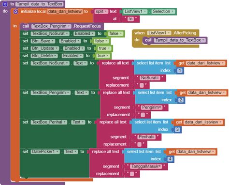 crud firebase app inventor kodular kubahas
