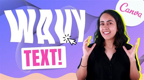 how to create wavy text or distorted text in canva canva tricks youtube