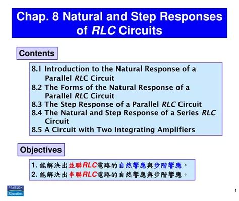Ppt Chap 8 Natural And Step Responses Of Rlc Circuits Powerpoint