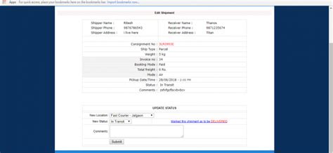 courier management system in php with source code source code and projects