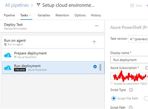 setting up azure ad application from azure devops pipeline powershell