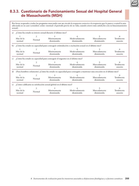 19 Cuestionario De Funcionamiento Sexual Pdf Ciencias Del