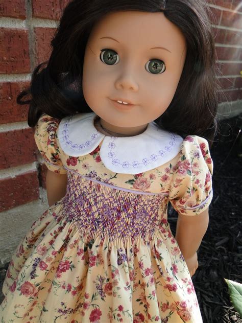 Another Smocked Dress Girls Smocked Dresses Doll Clothes American