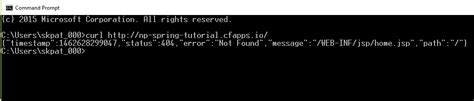 error deploying the example application spring boot 1 3 4