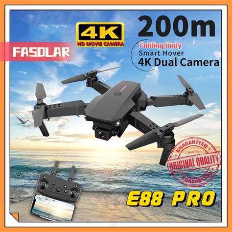 👍professional Grade👍e88 Pro Gps Mini Drone Foldable Mainan Obstacle